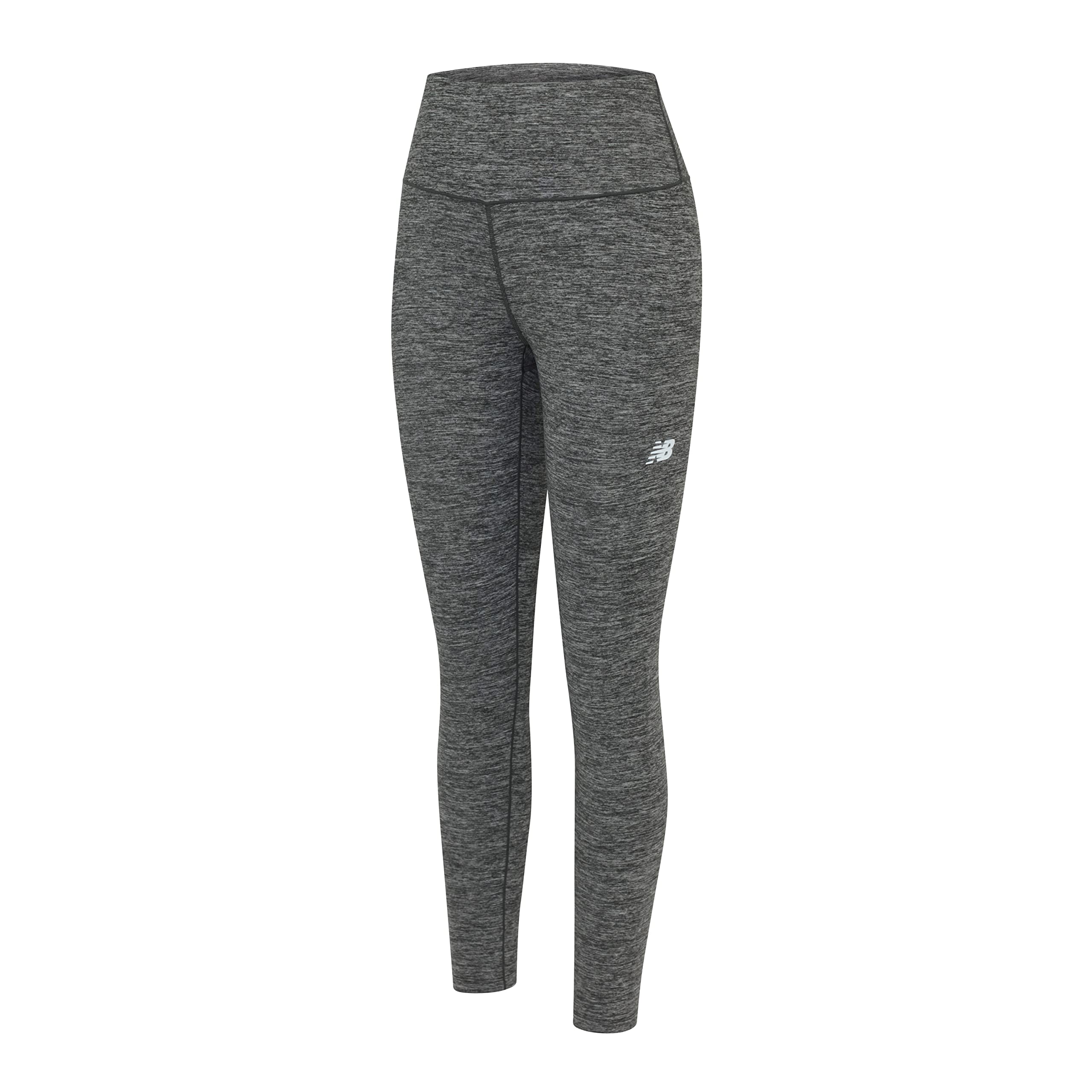New Balance Women's 2.0 Soft Base Layer Pant with Non-Rolling Elastic Waistband, Dark Heather Grey, Large