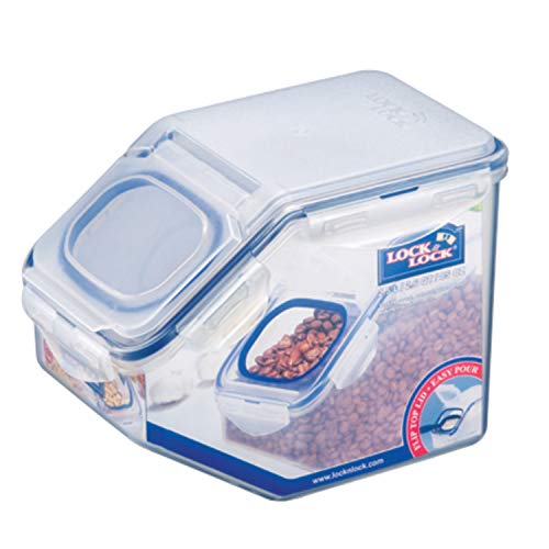 LocknLock Easy Essentials Food Lids (Flip-top) / Pantry Storage Containers, BPA Free, Top-10 Cup-for Snacks, Clear (Pack of 2)