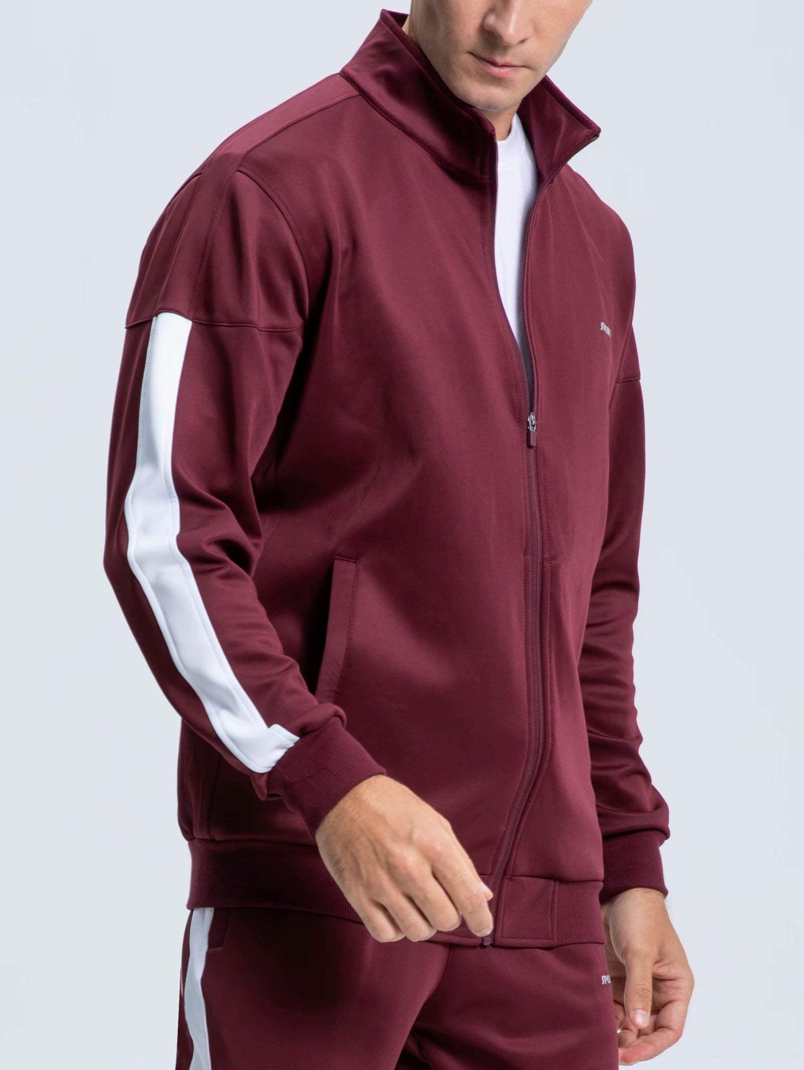 MAGCOMSEN Track Suit For Men Set Winter Sweatpants Tracksuit Running Jacket Casual Sweatshirt Jackets Running Suit Athletic Set Sweatsuit Yoga Set Joggers Pants