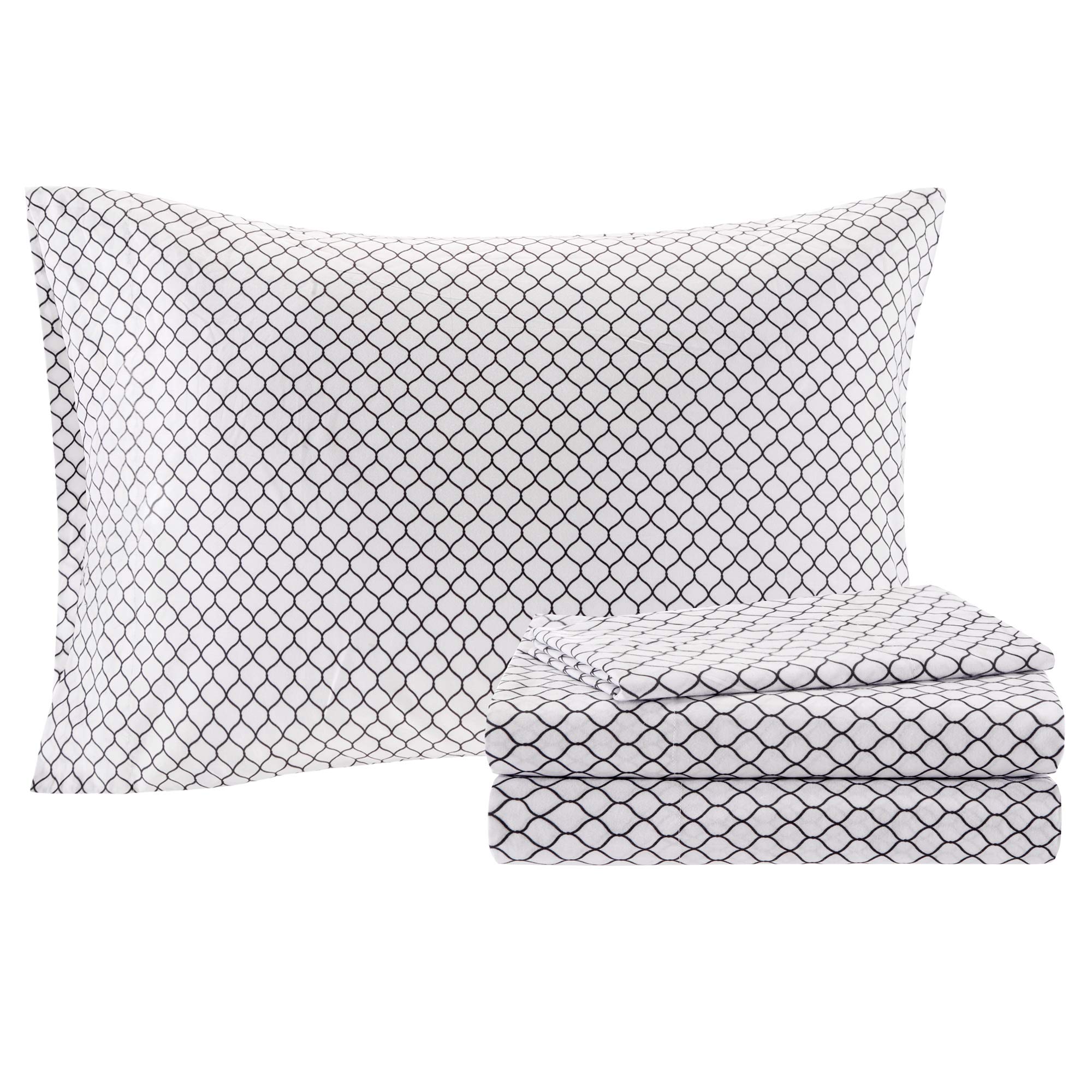 Madison Park Essentials MPE10-022 Claremont Complete Bed and Sheet Set Full, (78"x86"), Floral Purple