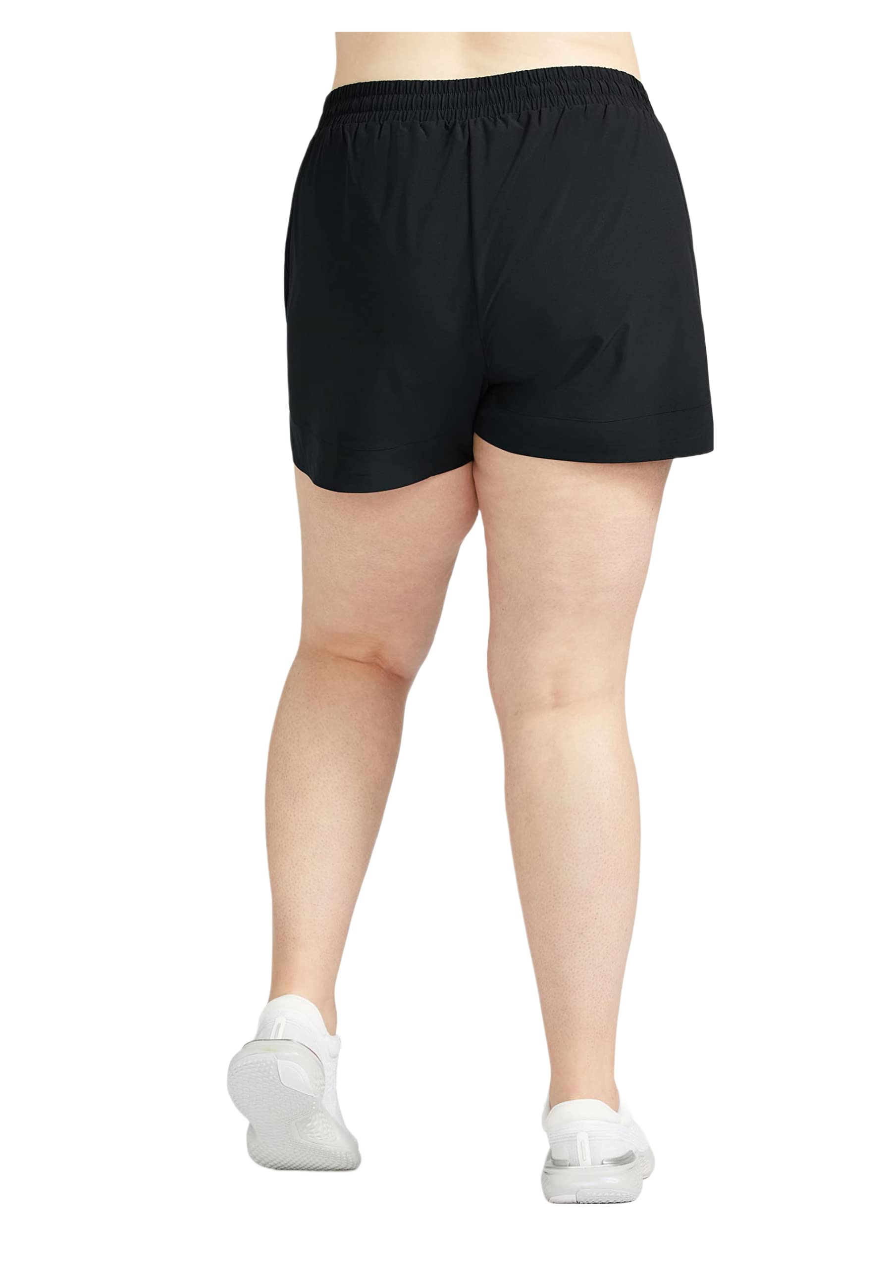 Peloton Women's Standard 4" Tulip Run Short, Black, XX-Large