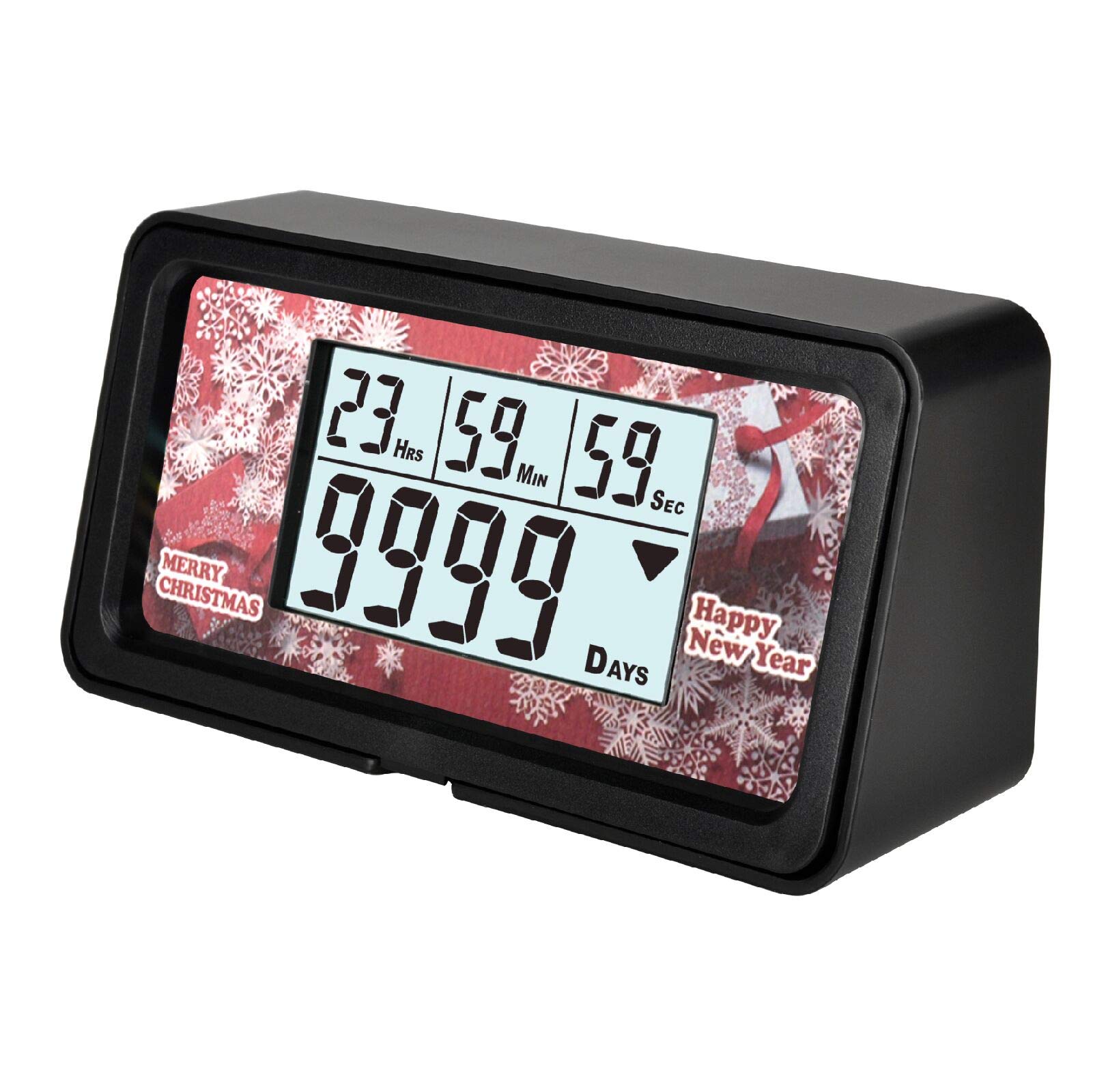 Runleader Digital Count-Down Events Timer,Stopwatch Record,Calendar&Clock Display,Data Resettable for Vocation Retirement Meeting Anniversary Graduation Wedding Premiere.