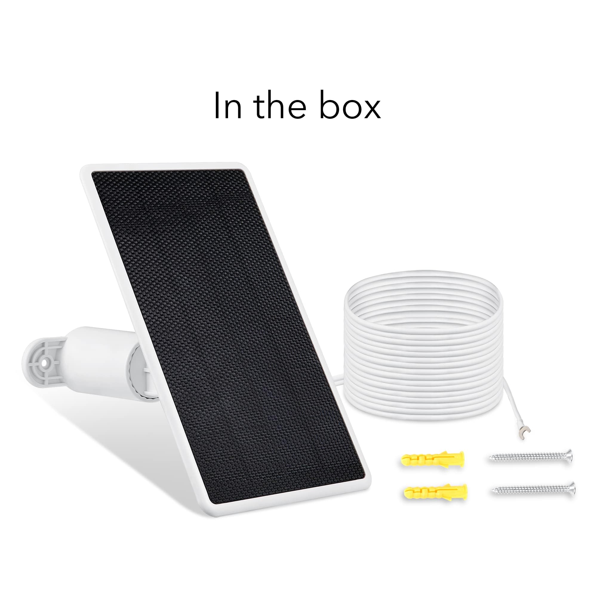 Wasserstein Solar Panel for Google Nest Doorbell (Battery) - Made for Google Nest