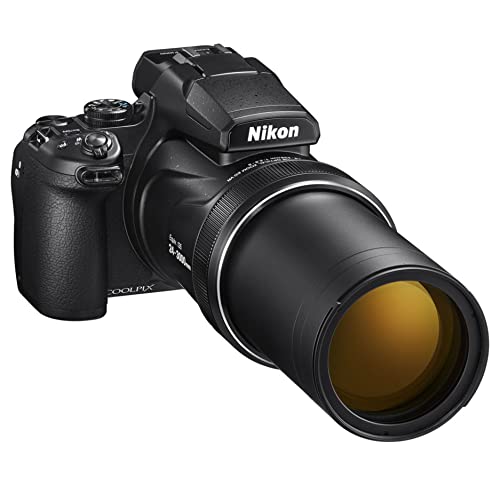 Nikon COOLPIX P1000 Bundle: 125x Optical Zoom, 4K Video, 64GB Card, Bag, Tripod, Filter Kit, Battery - Perfect All-in-One Package for Photographers & Creators