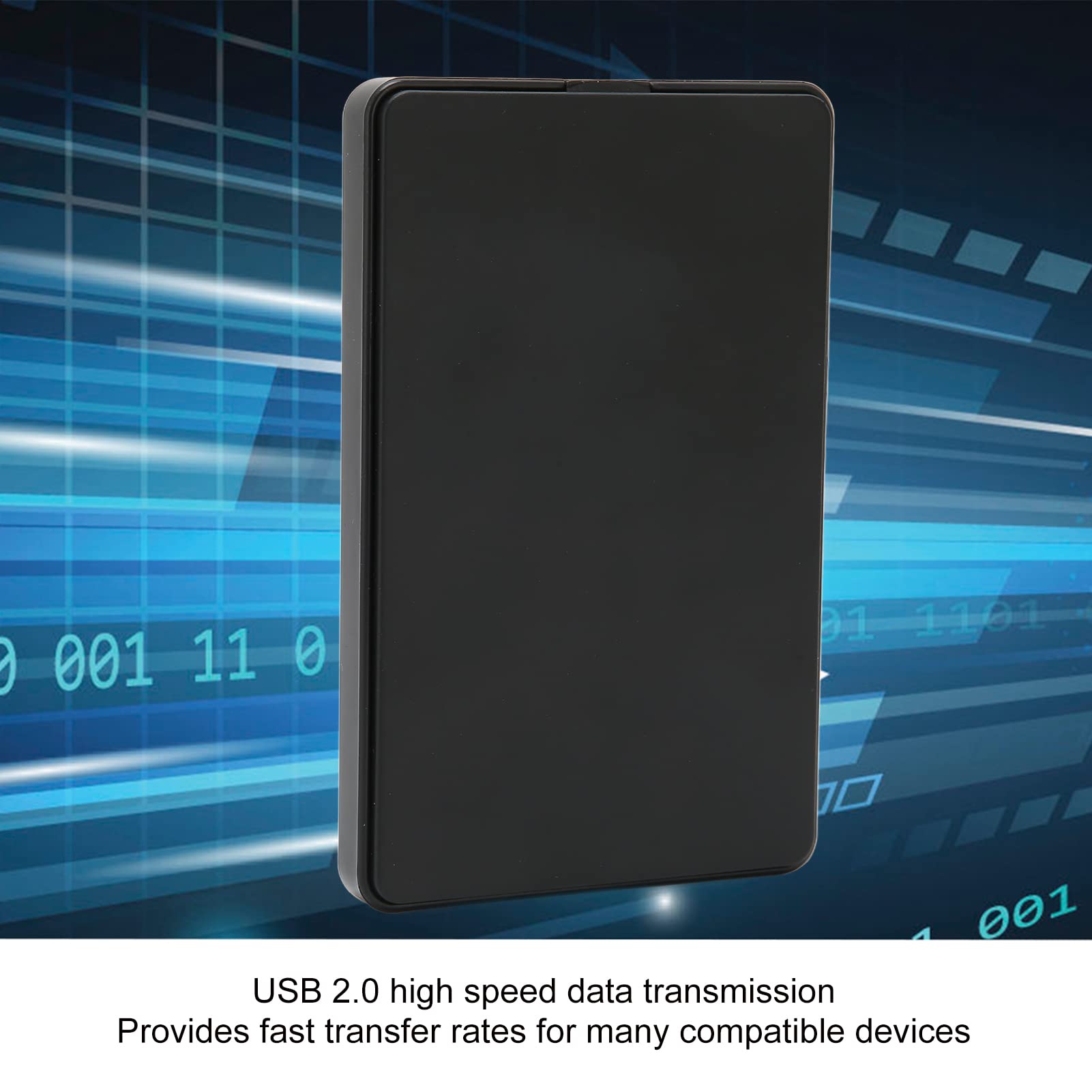 Yoidesu Storage Hard Disk, USB 2.0 2.5in Portable External Hard Drive Ultra Slim Hard Drive Portable High Speed Data Transfer External Hard Drive for Windows (500GB)