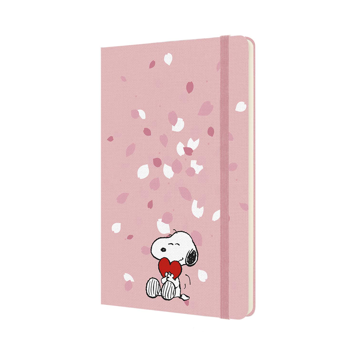 Moleskine Limited Edition Peanuts Sakura Notebook, Hard Cover, Large (5" x 8.25"), Ruled/Lined, Graphic 2, 240 Pages