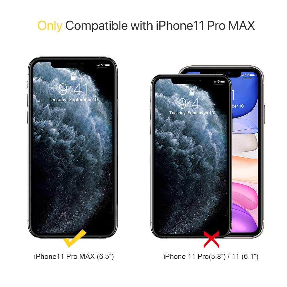 Miracase Liquid Silicone Case Compatible with iPhone 11 Pro Max 6.5 inch(2019), Gel Rubber Full Body Protection Shockproof Cover Case Drop Protection Case (Sand Pink)