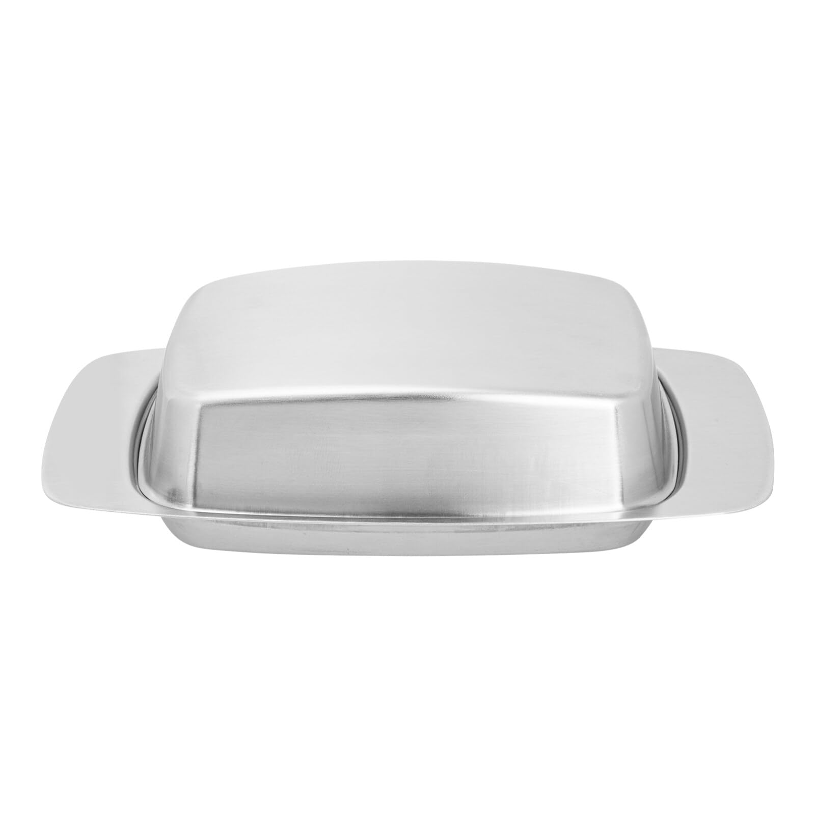 PACKOVE Stainless Steel Butter Box Butter Dish With Lid Stainless Steel Butter Tray Covered Butter Dish Metal Butter Dish Butter Holder Container Butter Keeper For Kitchen