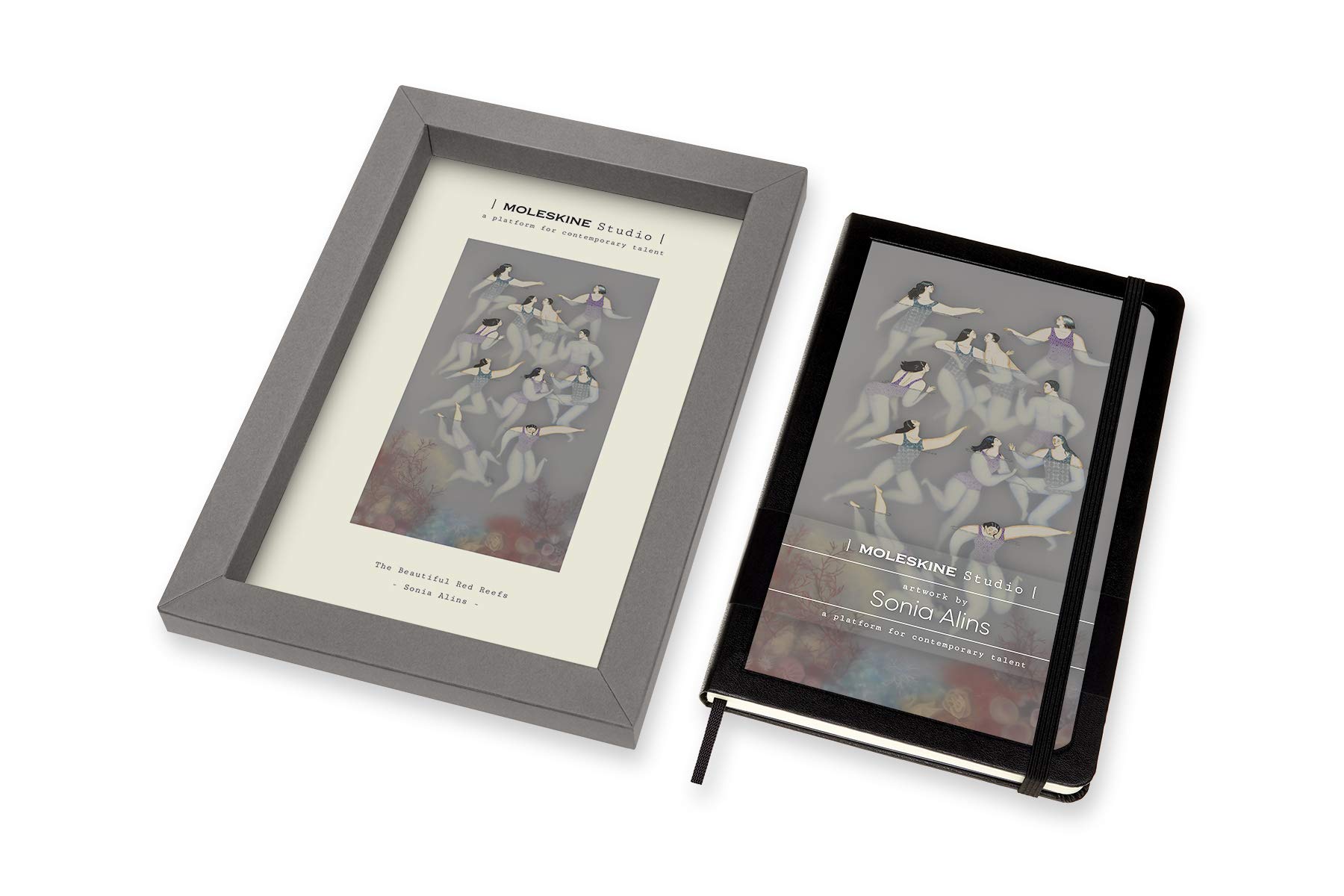Moleskine Limited Edition Studio Collection Notebook, Hard Cover, Large (5" x 8.25"), Plain/Blank, Sonia Alins, 240 Pages