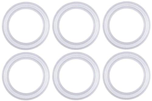 Set of 6 Silicone O Rings for Brieftons Glass Bottles