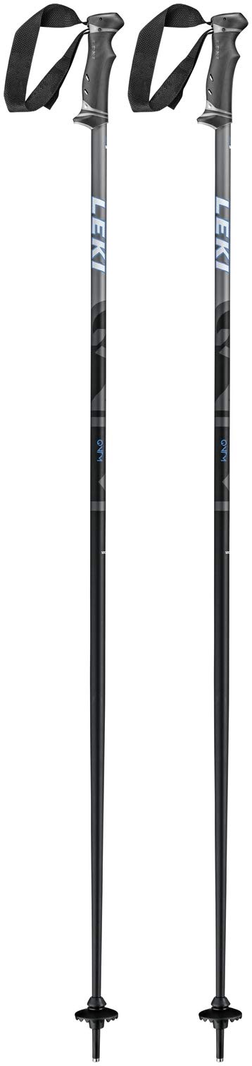 LEKI QNTM Ski Pole Pair - Black/Blue 120