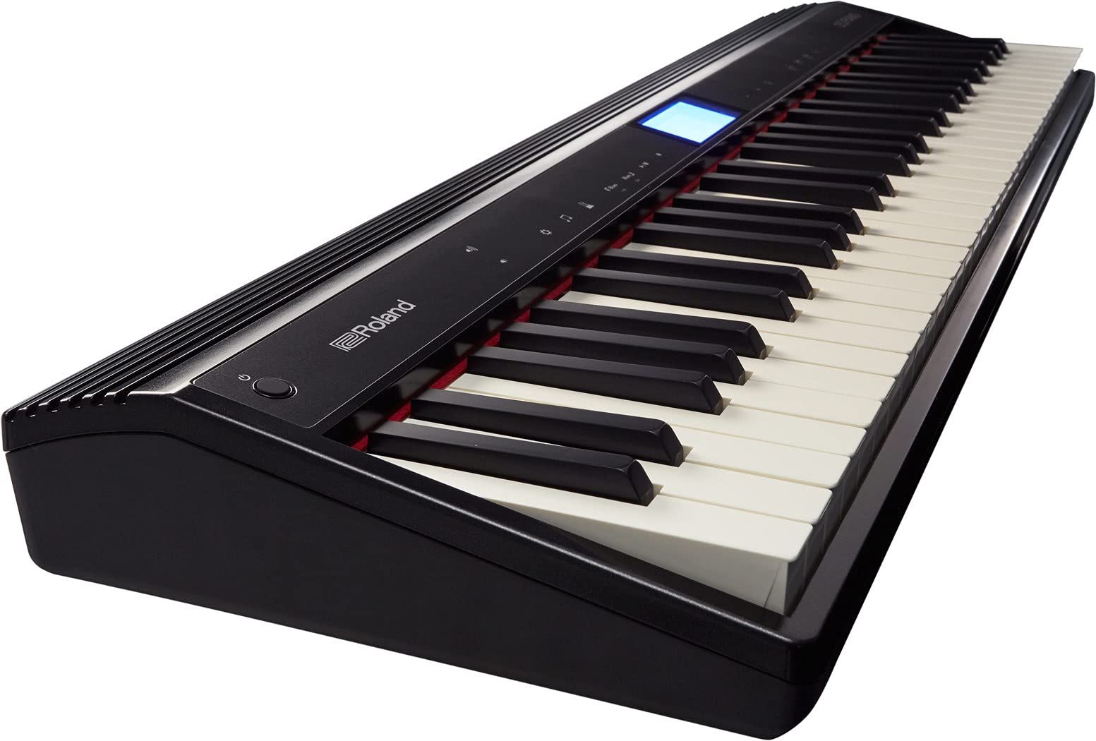 Roland GO:PIANO 61-Key Digital Piano Bundle with Roland DP-2 Pedal, Power Supply, Adjustable Stand, Bench, Instructional Book, Online Piano Lessons, and Austin Bazaar Instructional DVD