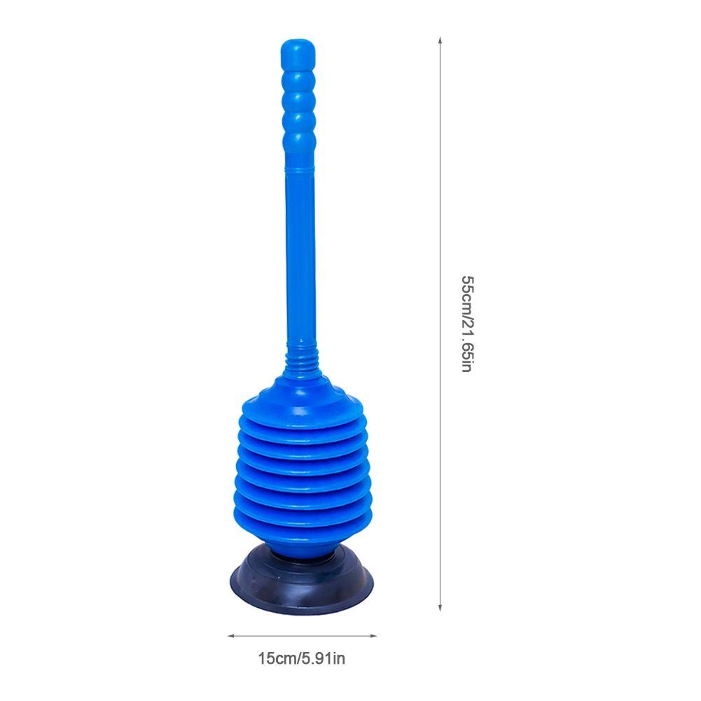 QIOJIRMU Plunger,Heavy Duty Unclogger Tool for Clogged Bathroom Toilets and Kitchen Sink,High Pressure Thrust Professional Bellows Accordion,All Purpose Power Plungers