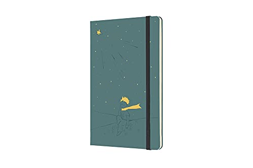 Moleskine Limited Edition Le Petit Prince, Cahier Journal, Plain/Blank & Hard Cover Notebook, Ruled/Lined, Collector's Box, Moon