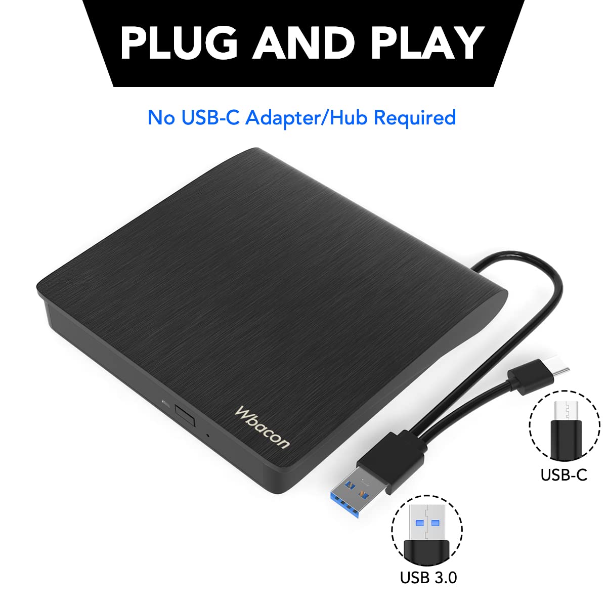 Wbacon External bluray drive (External dvd drive)
