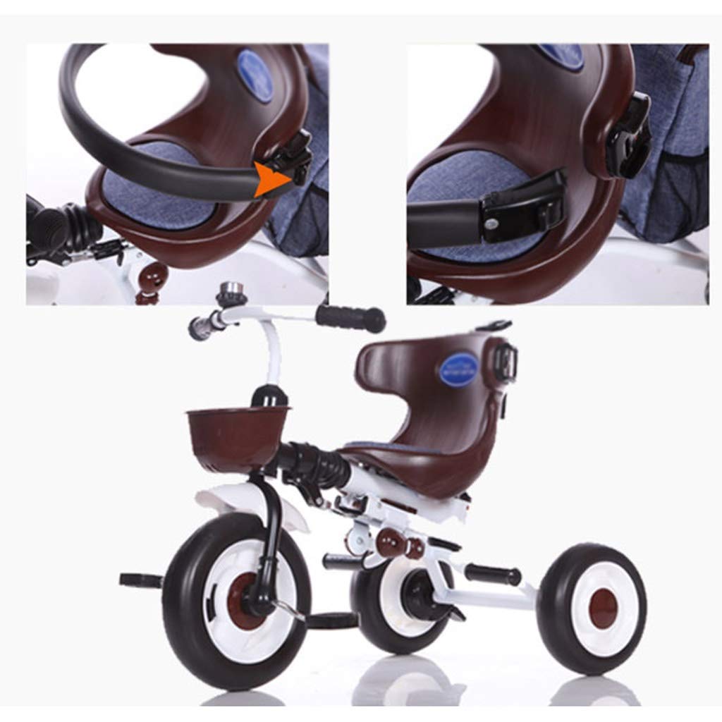 WDBBY Stylish and Practical Bicycles, Children's Tricycles, Children's Trolleys, Lightweight Folding Simple Trolleys