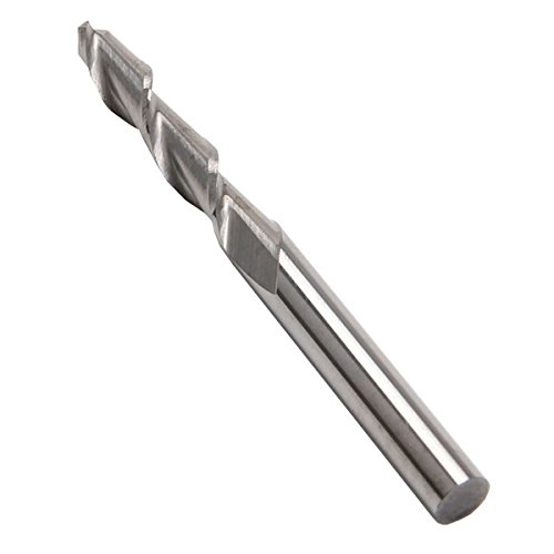 NXWVPC 1/8" 22mm Carbide Ball Nose End Mills CNC Router Bits Double Flute Spiral Set Tool Pack of 10