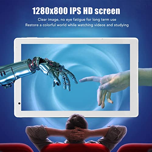 Shanrya 8.0 Inch Tablet, Dual Cameras Octa Core Processor 8 Inch IPS Display 5G Dual Band WiFi Portable Tablet for Home for Travel (US Plug)