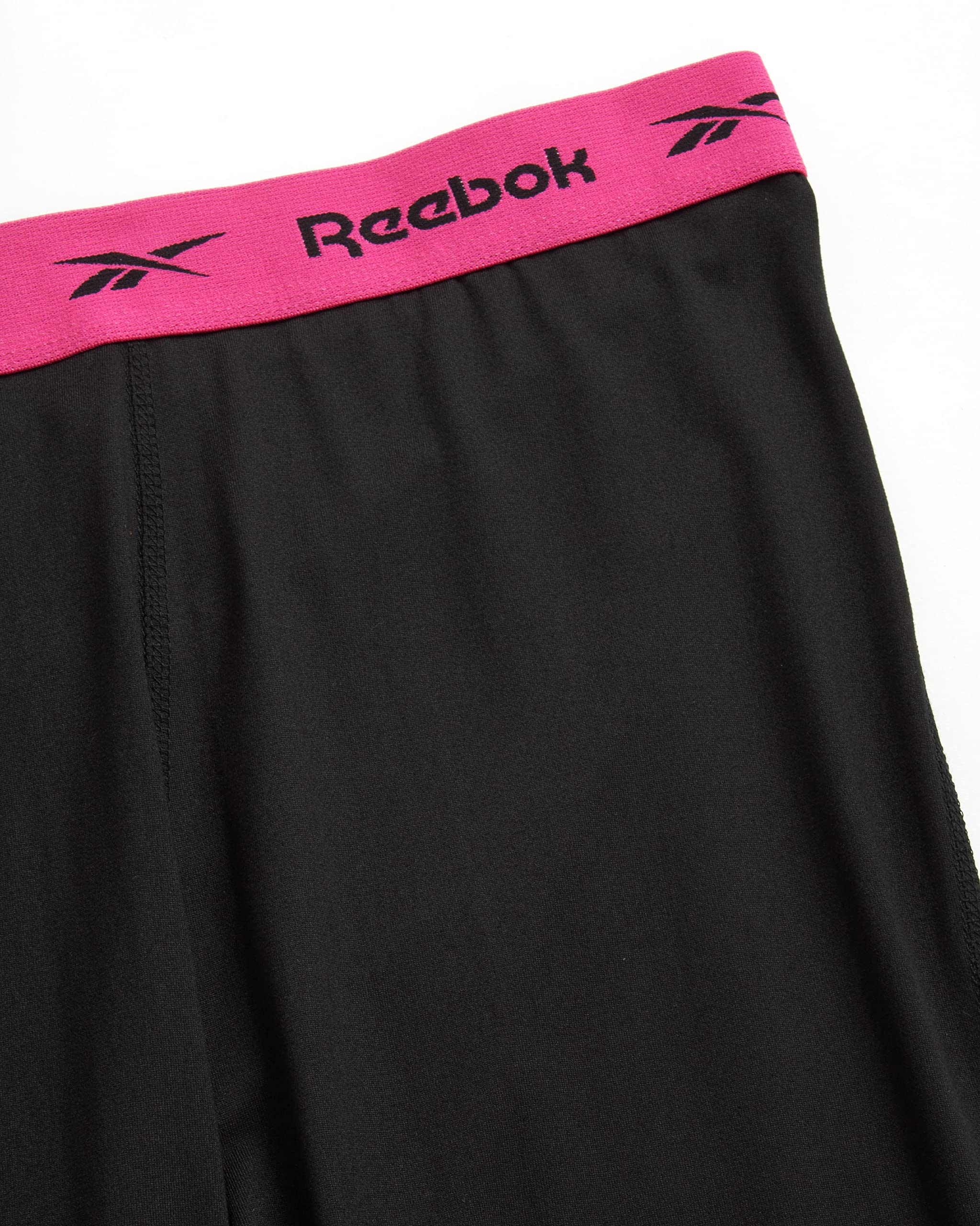 Reebok Women's Performance Leggings - Athletic Base Layer Yoga Pants Leggings (S-XL), Size Medium, Black