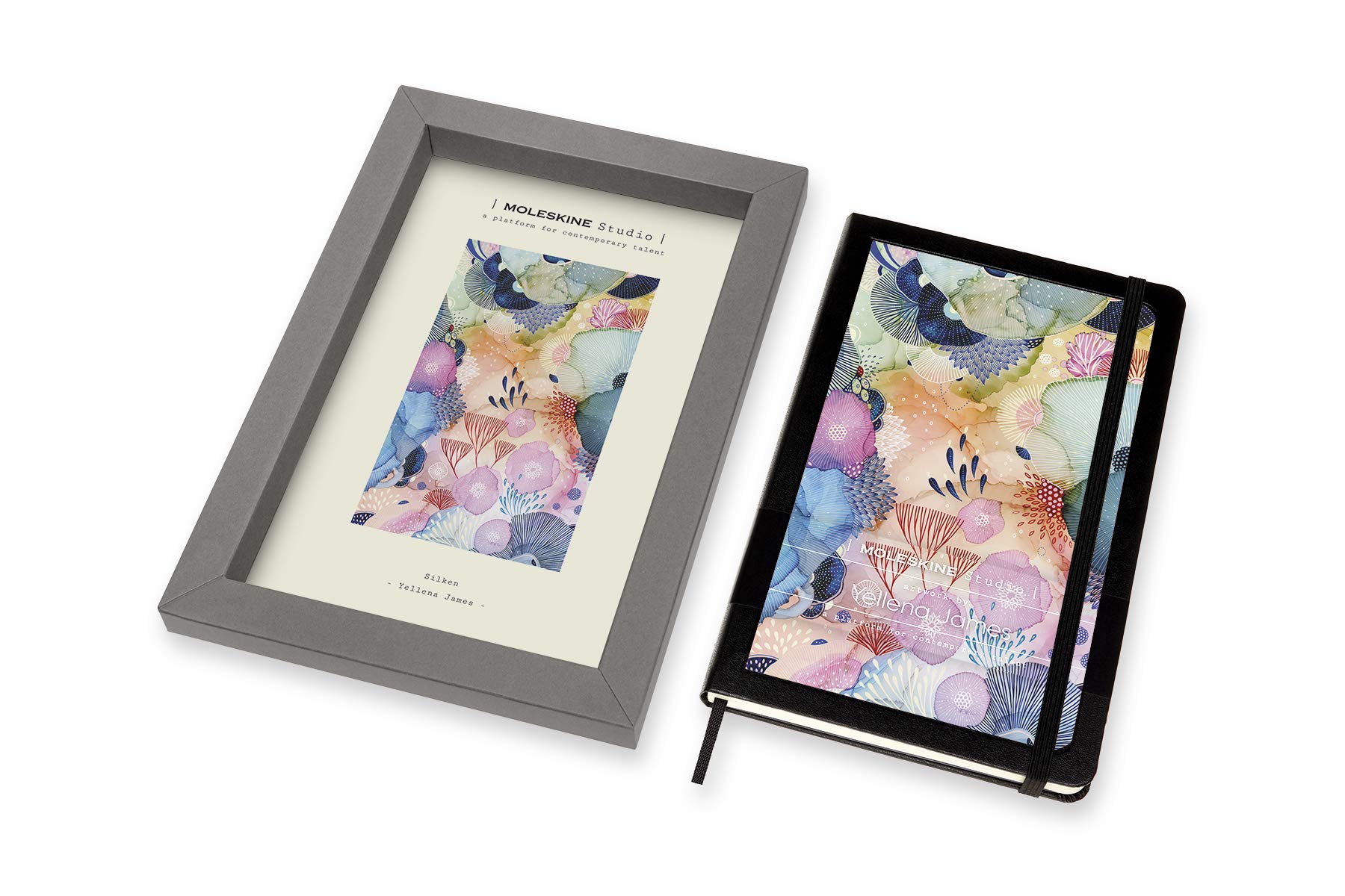 Moleskine Limited Edition Studio Collection Notebook, Hard Cover, Large (5" x 8.25"), Plain/Blank, Yellena James, 240 Pages