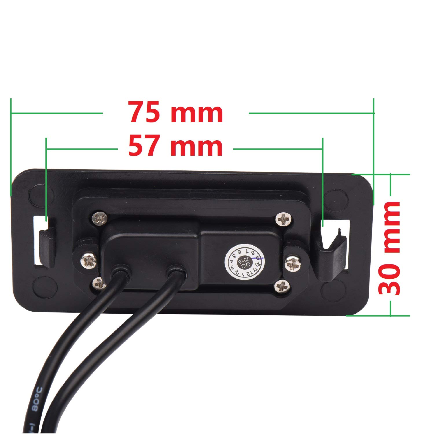 Misayaee Rear View Back Up Reverse Parking Camera in License Plate Lighting Night Version (NTSC) for Mini Cooper R50 R52 R53 E82/E88 E90/E91/E92 E39/E60/E61/E62 X5 E53 X1 E84 X3 X6