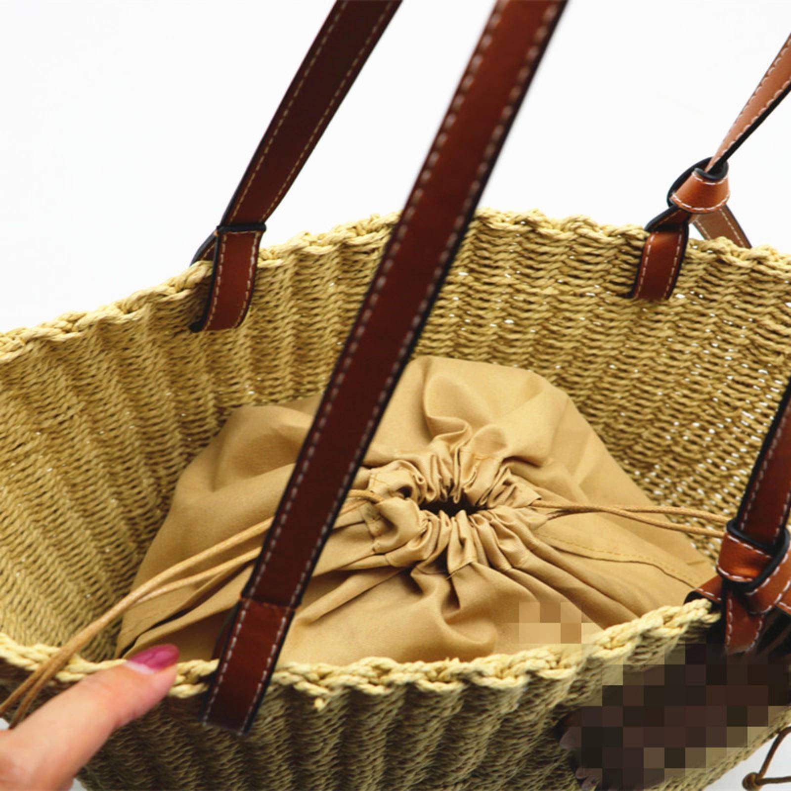 SAXTZDS New one Shoulder Straw Bag Fashion Woven Bag