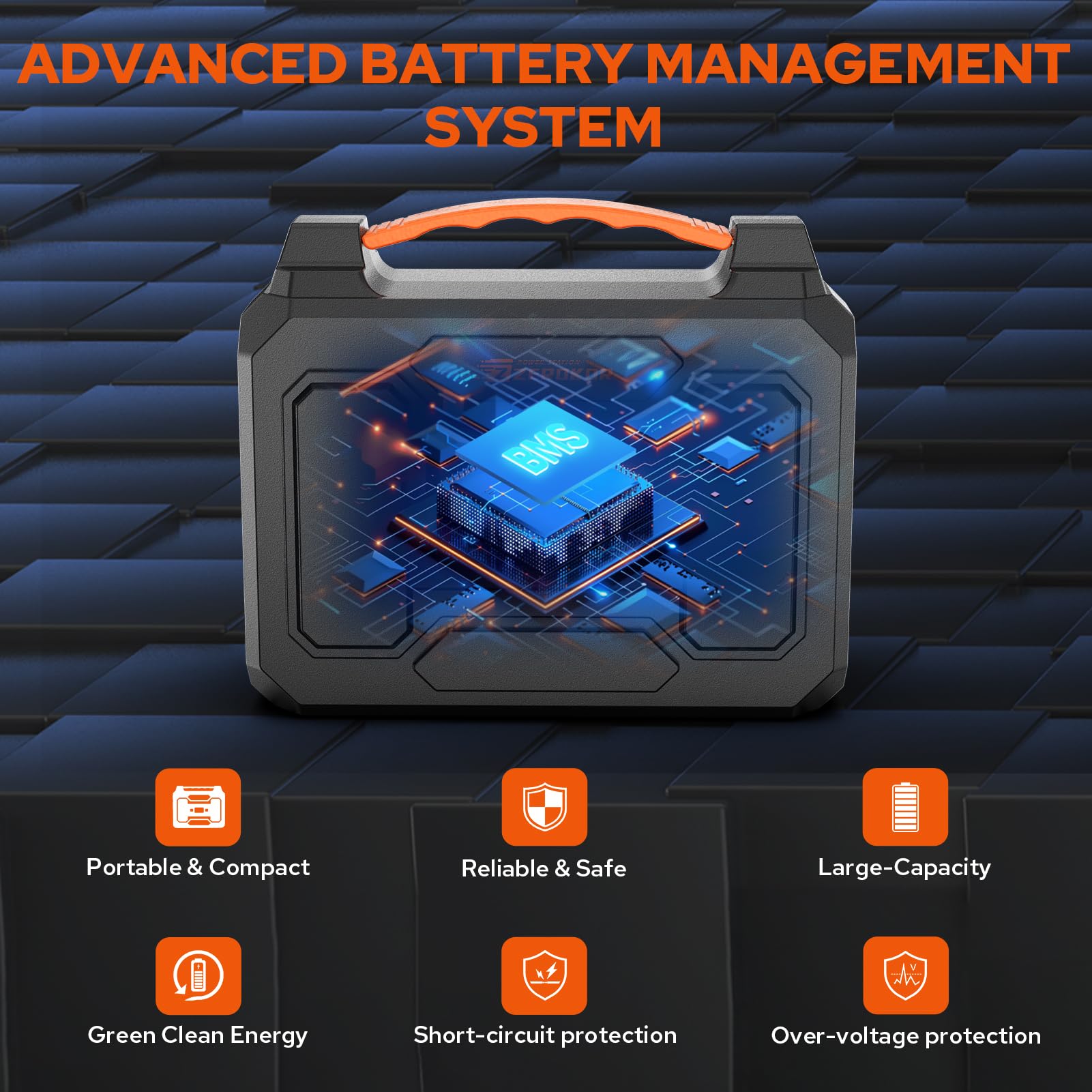 Portable Power Station 100W Portable Generator 146Wh 39600mAh External Lithium Battery Pack with USB C, Portable Power Pack with AC Outlet Power Bank for Camping Home Use RV Vanlife Adventures