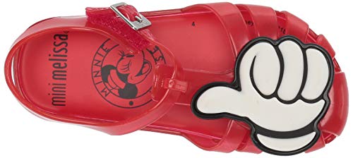 mini melissa Baby-Girl's Mini Aranha + Mickey and Friends Slipper, RED Blue, 10 Medium US Toddler