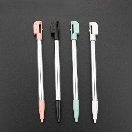 Retractable Metal Touch Stylus Screen Pen Touch Pen for Nintendo NDS DS Lite DSL NDSL Gamepad Console Replacement Kit (Black)