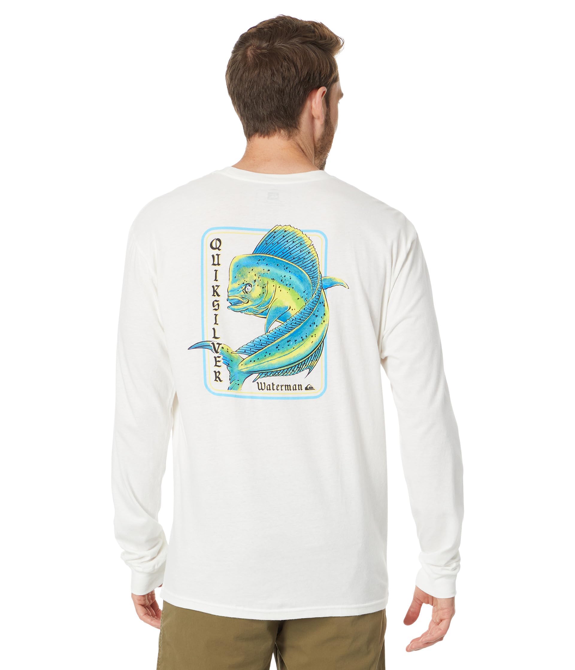 Quiksilver Mens Regular Fit Long Sleeve Tees - MWRM Poster 2021 (Navy Blazer, X-Large)