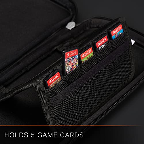 PowerA Slim Case for Nintendo Switch - OLED Model, Nintendo Switch or Nintendo Switch Lite - Grey, Protective Case, Gaming Case, Console Case, Accessories, Storage, Officially licensed