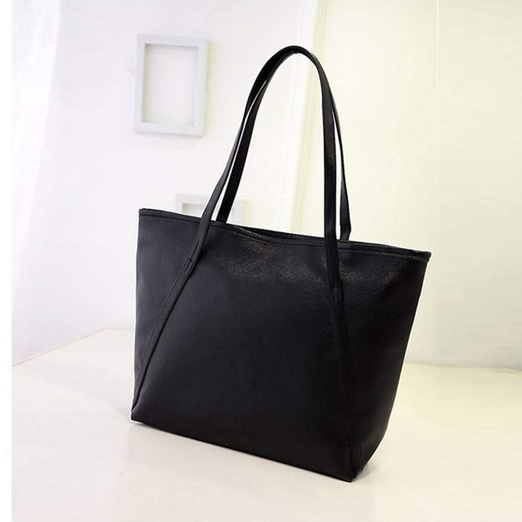 Qwent Totes Women Solid Simple High Capacity Messenger Handbag Totes Satchel Shoulder Bags