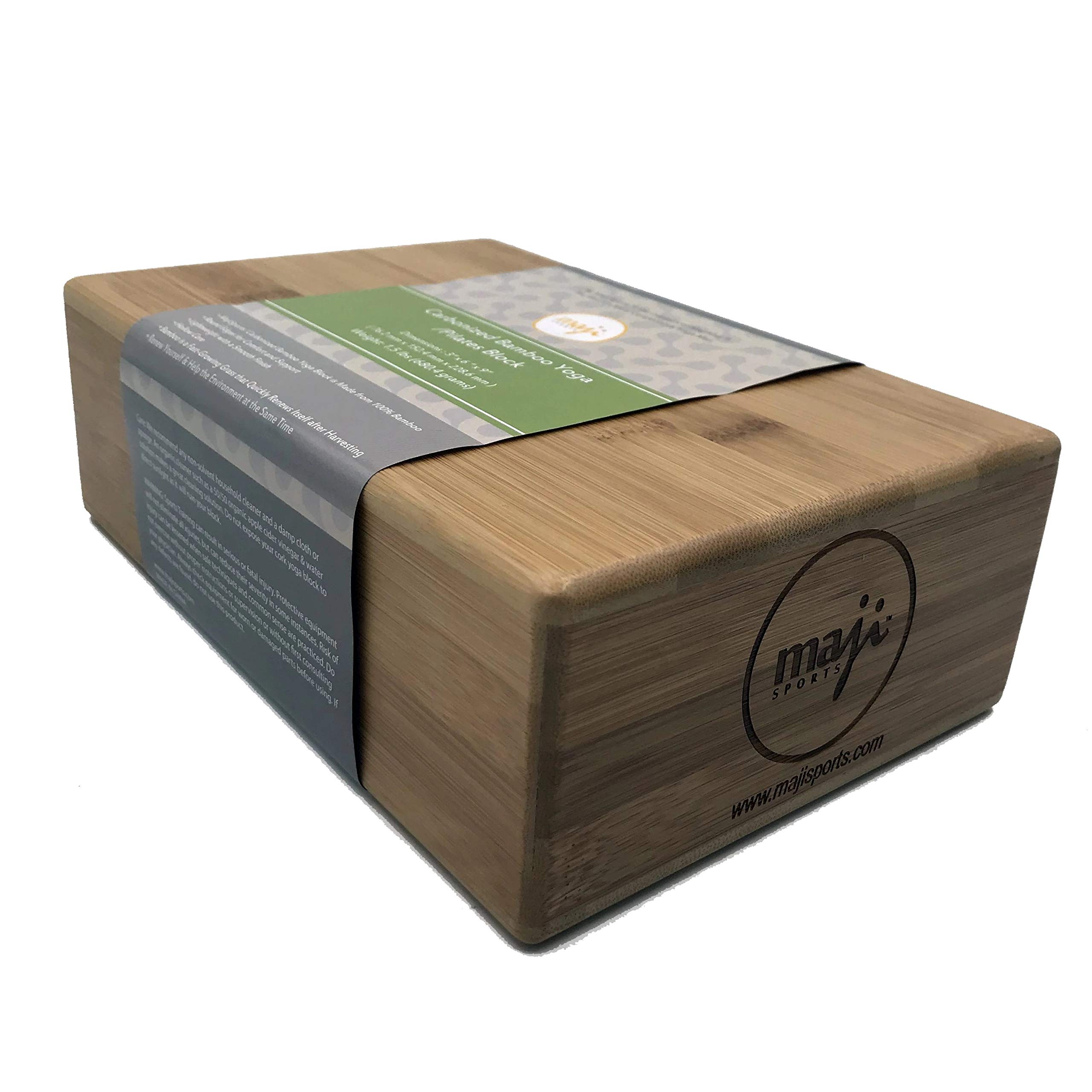 Maji Sports Bamboo Yoga/Pilates Block