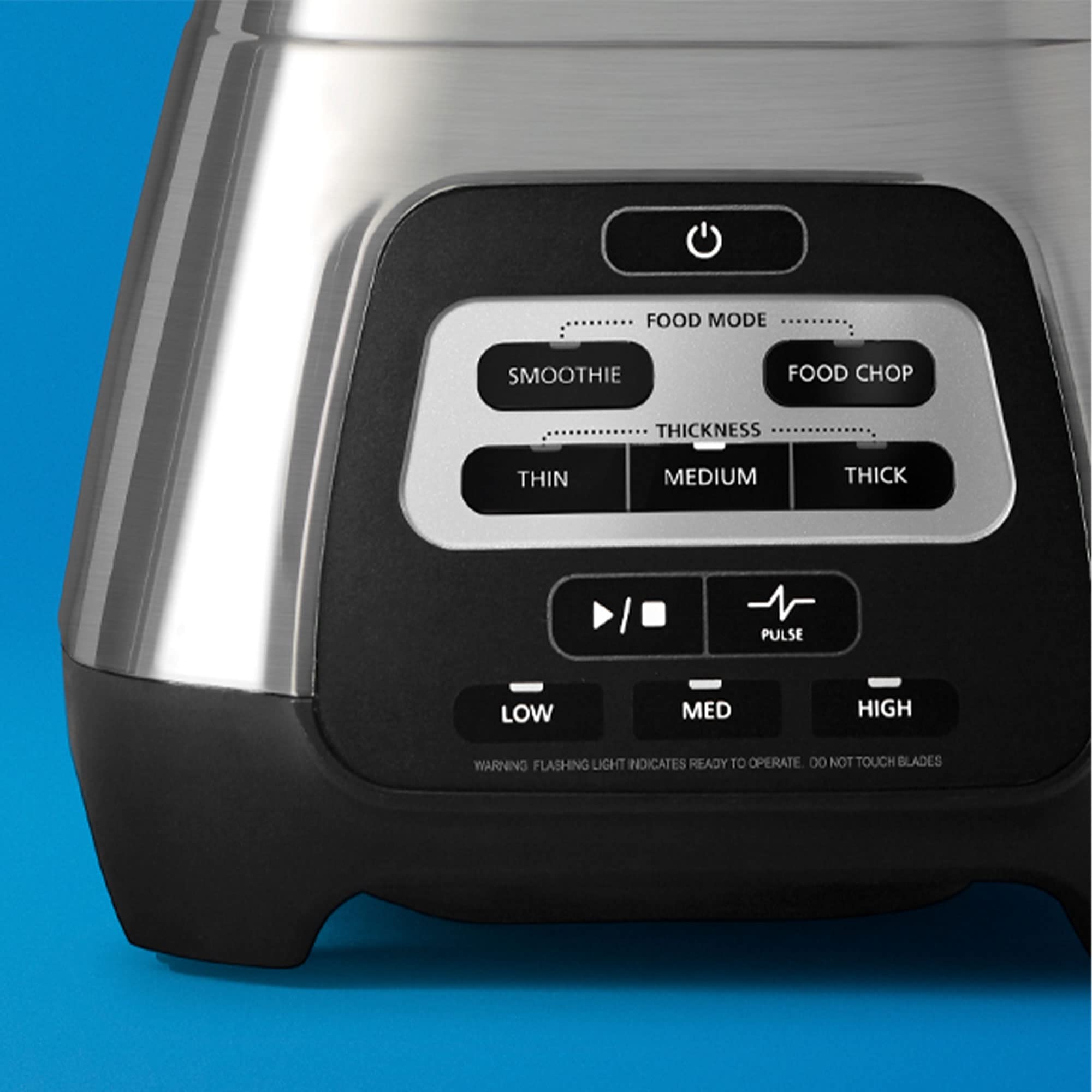 Oster Master Series 800 Watt Kitchen Blender w/Pre-Programmed Texture Select Settings, 6 Cup Shatter Resisting Glass Jar, and 24 Ounce Blend-N-Go Cup