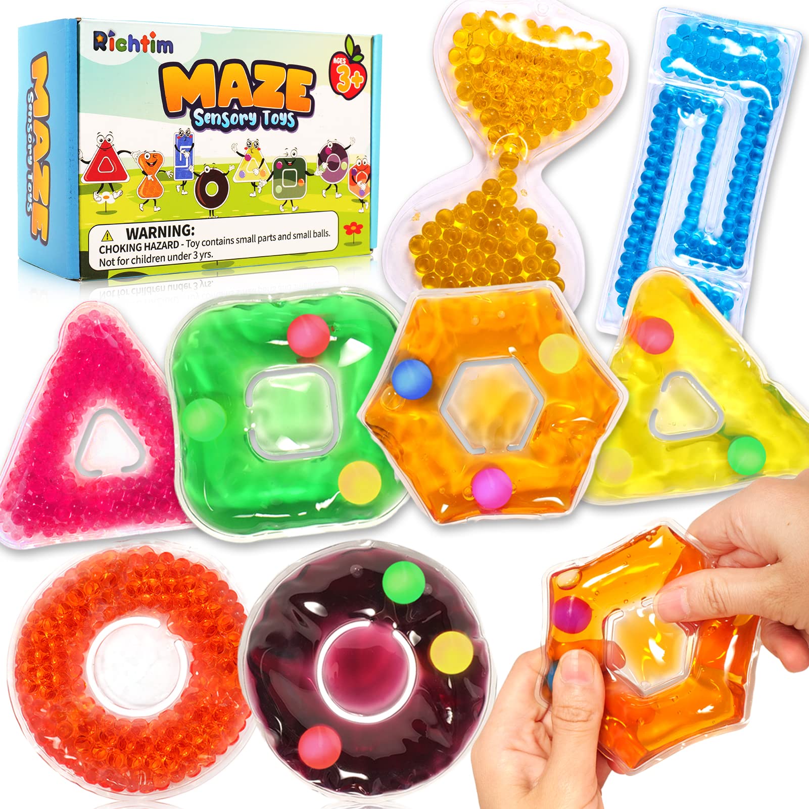 Sensory Toys: 8 Pack Maze Sensory toys, Sensory Toys for Adults Autism/Anxiety