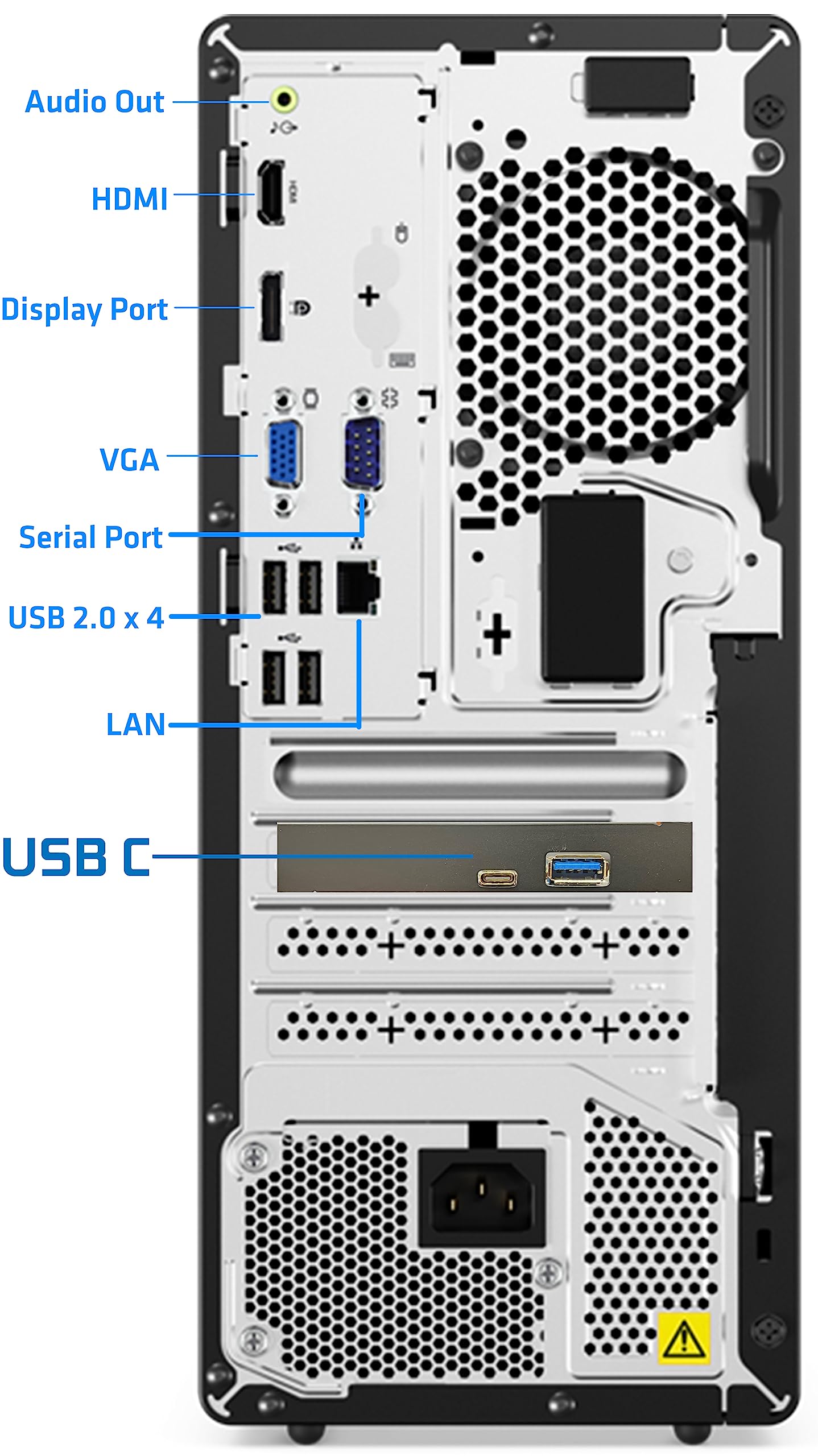 lenovo V50t Tower Gen2 Computer, i9-11900K, 64GB RAM, 2TB NVMe SSD, USB C, DVDRW, HDMI, VGA, Bluetooth, AC WiFi, Windows 11 Pro, Black