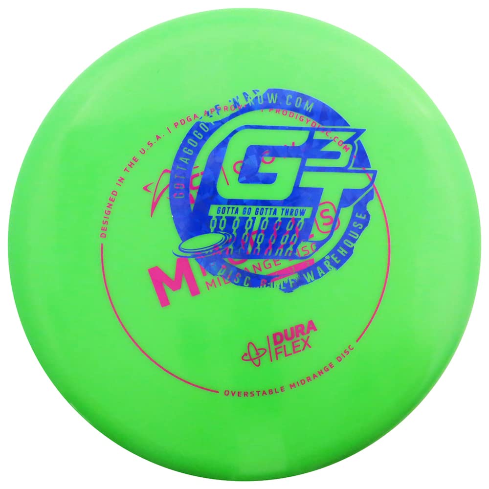 Prodigy Discs Factory Second Ace Line Glow DuraFlex M Model S Midrange Golf Disc [Colors and Hot Stamps Will Vary] - 177-180g