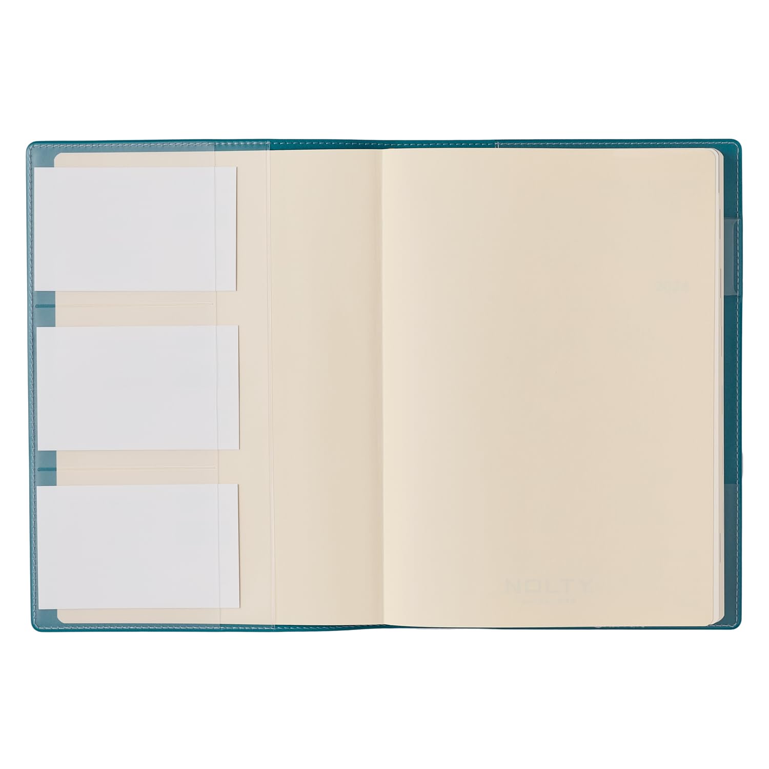 Noritsu NOLTY Notebook 2024 A5 Weekly Ecri 3 Peacock Green 6318 (Begins December 2023)