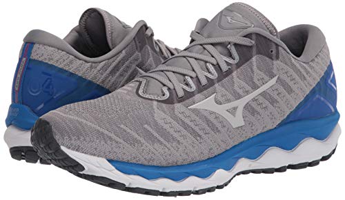 Mizuno Men's Wave Sky 4 WAVEKNIT Running Shoe, Frost Grey, 9.5 2E US