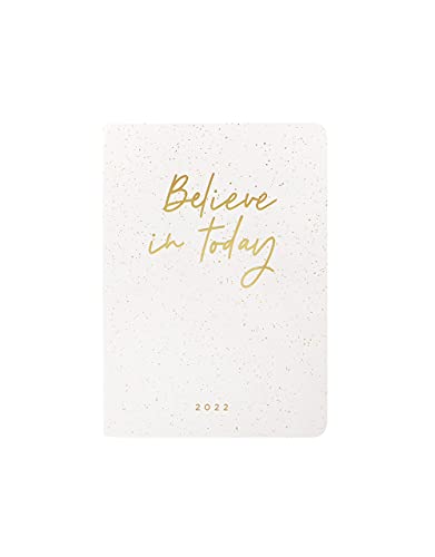 Letts Inspire A6 week to view 2022 diary - white