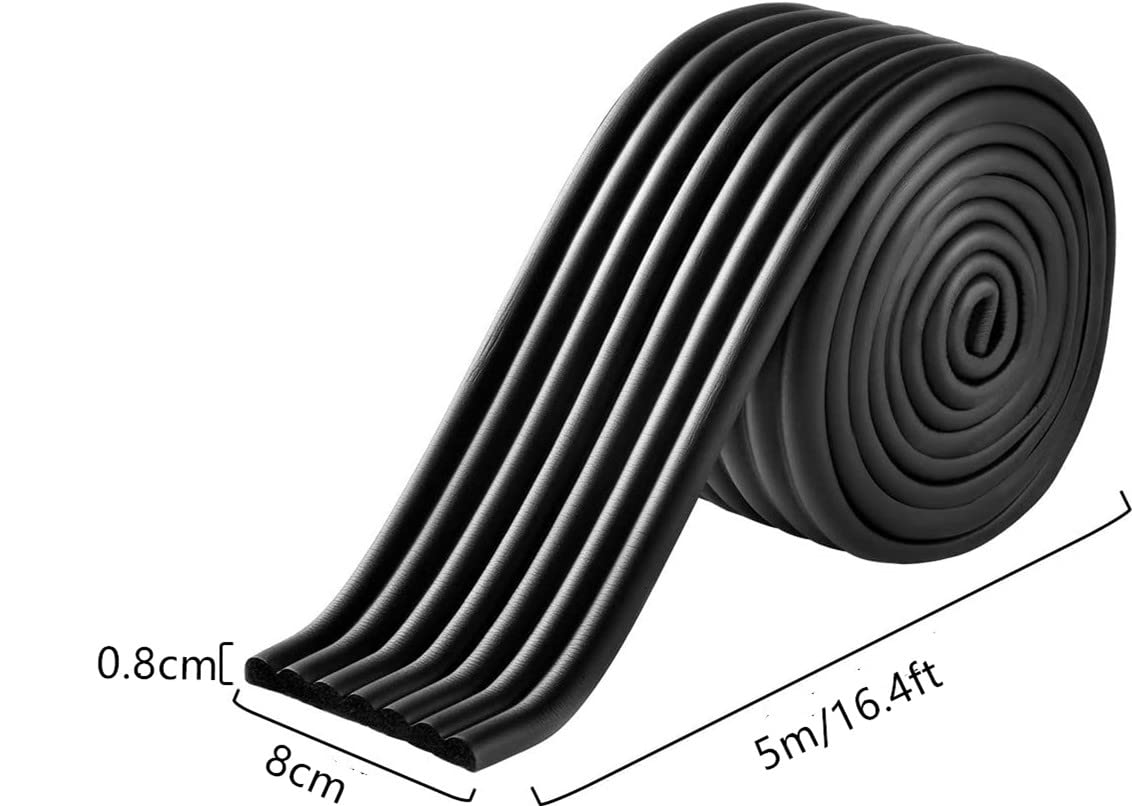 Soft Extra-Wide Edge Protector for Baby with Strong Adhesive Double Sided pre-Taped 16.5ft