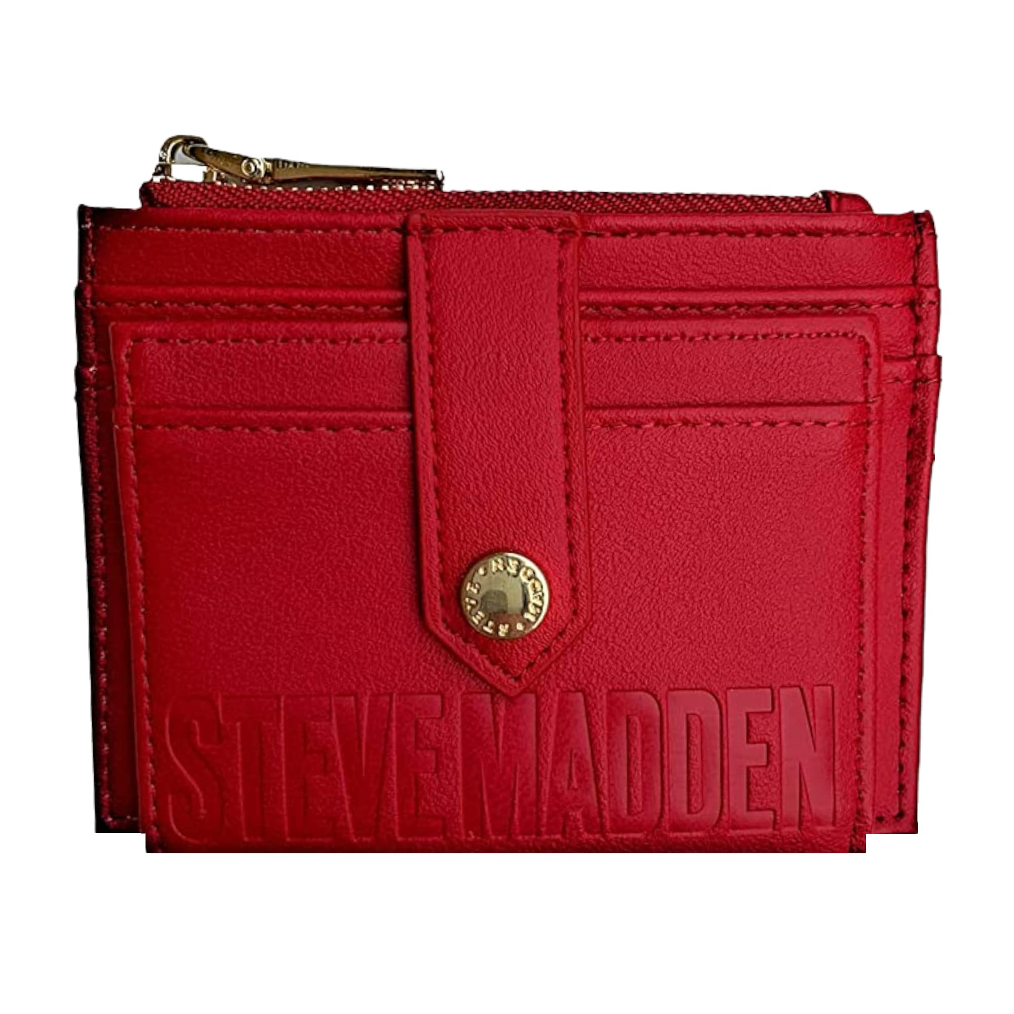 Steve Madden Hayden Wallet, One Size, Red