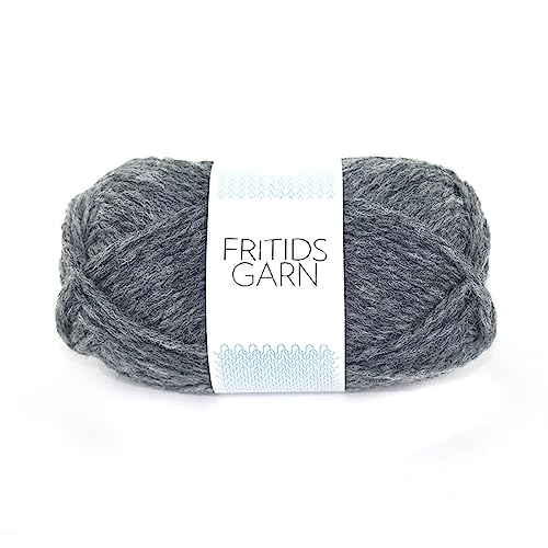 Yarn Ave 100% Norwegian Wool Chunky Woollen Yarn, Thick Warm Knitting Yarn for Heavy Cardigan Pullover Winter Sweater Felting 50g/1.76oz 70 Meters (#1055)