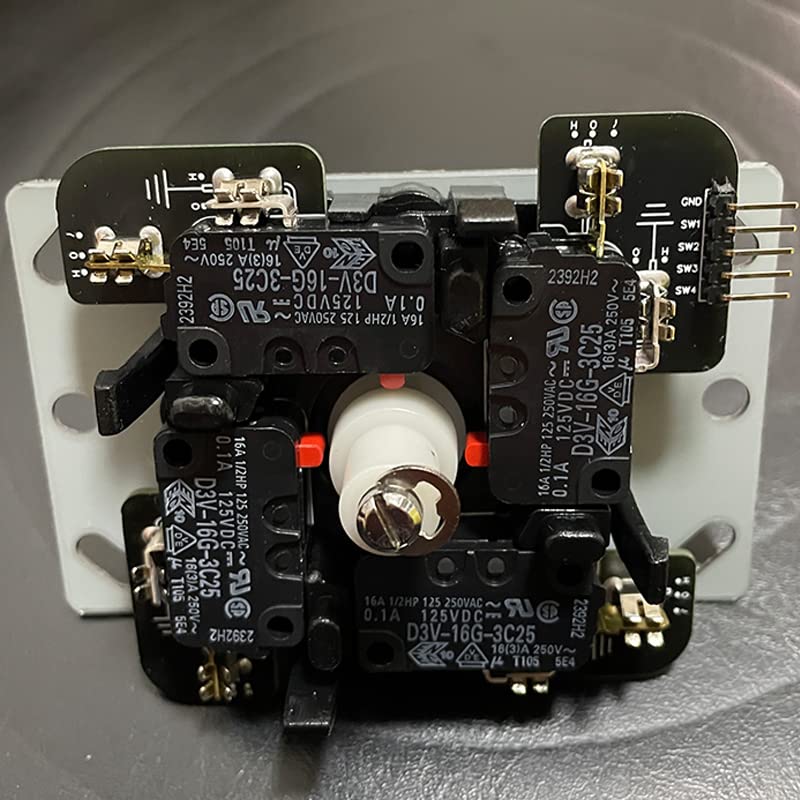 Replaced JLF PCB for Sanwa TP-MA PCB Board & 4pcs Omron .187" Micro Switches Hot Swap Joystick Board for Arcade Stick DIY OTTO DIY V2 V5 Kit