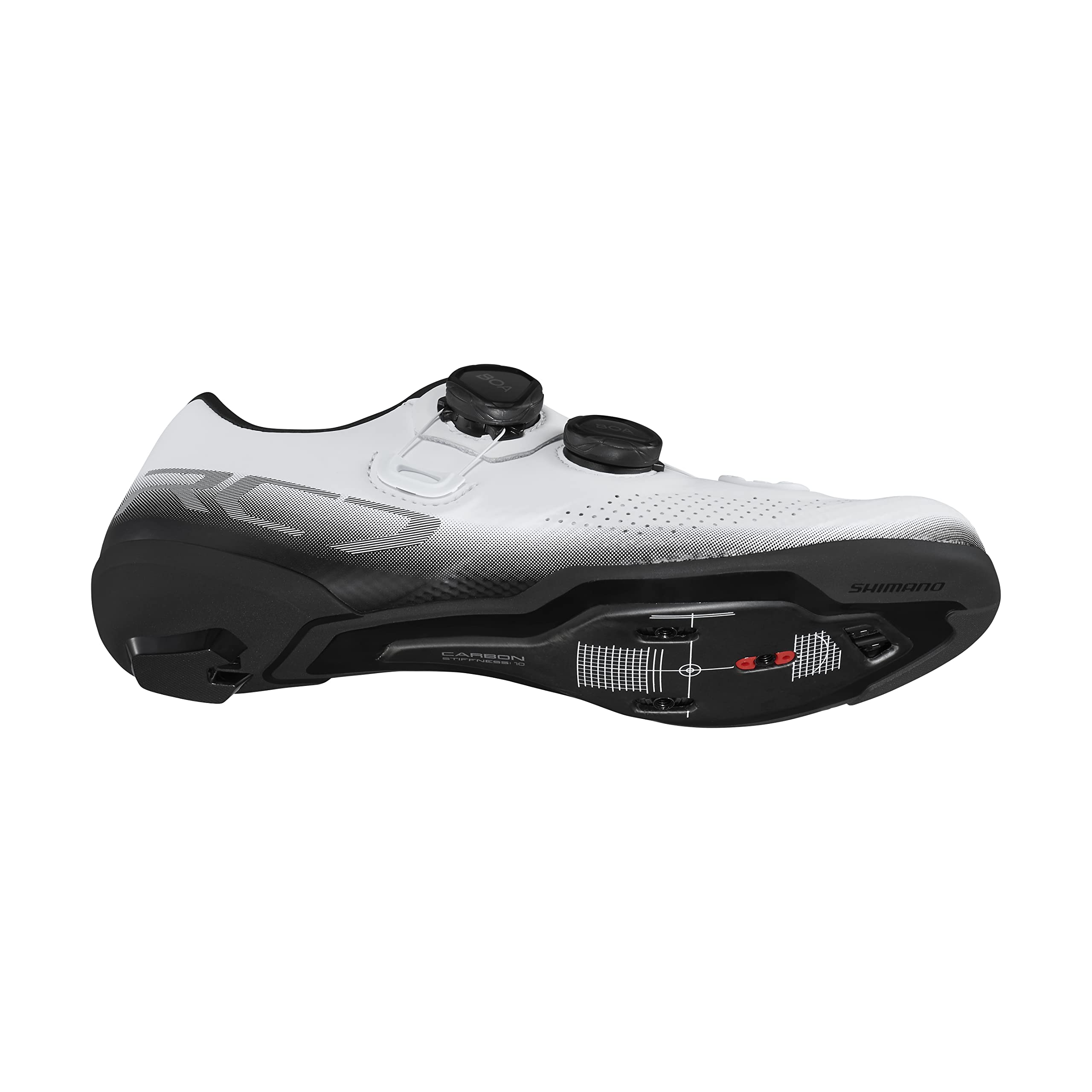 SHIMANO SH-RC702W Women’s High Performance Cycling Shoe, White, 7.5-8 Women (EU 40)
