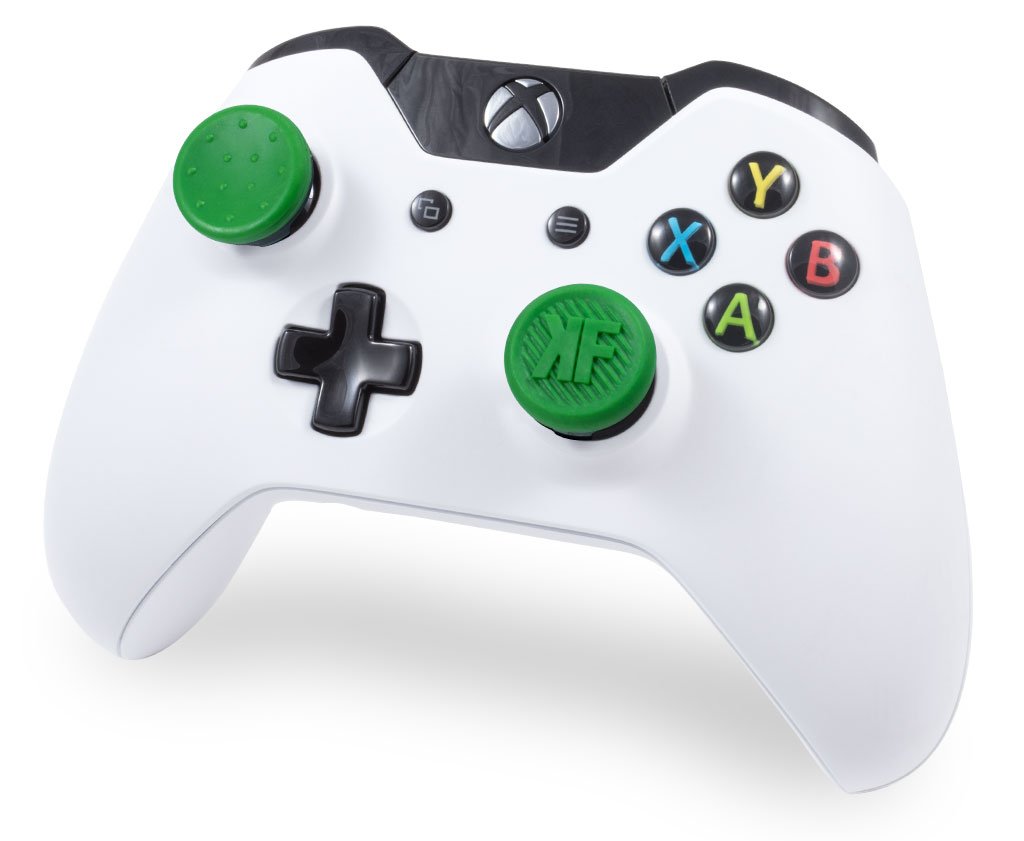 KontrolFreek GamerPack Alpha for Xbox One Controller | Performance Thumbsticks | 2 Low-Rise Concave, 2 Low-Rise | Green