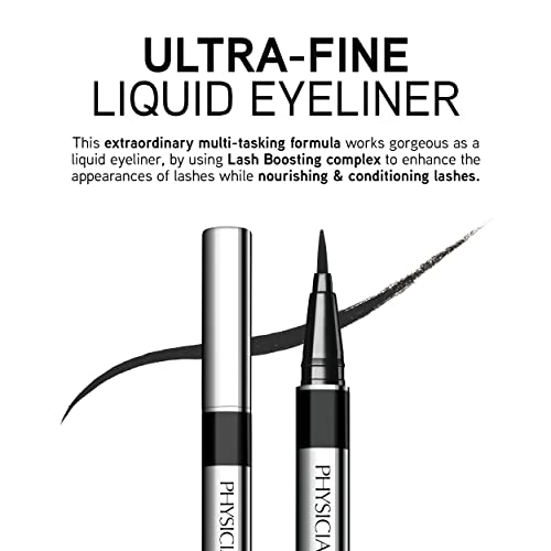 Physicians Formula Eye Booster, Lash-Enhancing 2-in-1 Eyeliner Serum, Dermatologist Approved, Hypoallergenic, Cruelty-Free & Vegan - Deep Brown