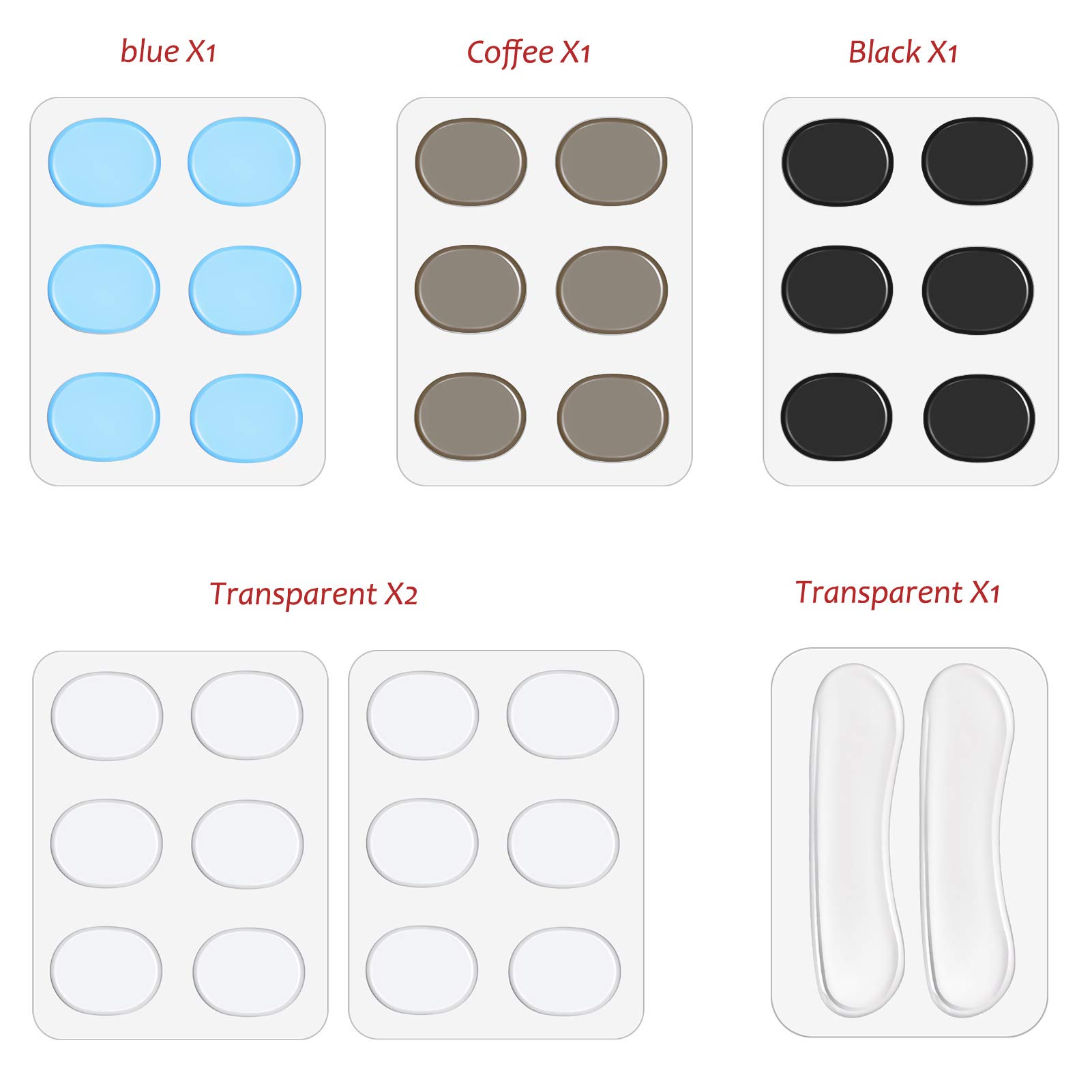 MIKIMIQI Drum Dampeners Gel Pads, 30 Pcs Round Silicone Drum Silencers and 2 Pcs Long Clear Soft Drum Dampening Gel Pads Drum Mute Pads for Drums Tone Control, 4 Colors