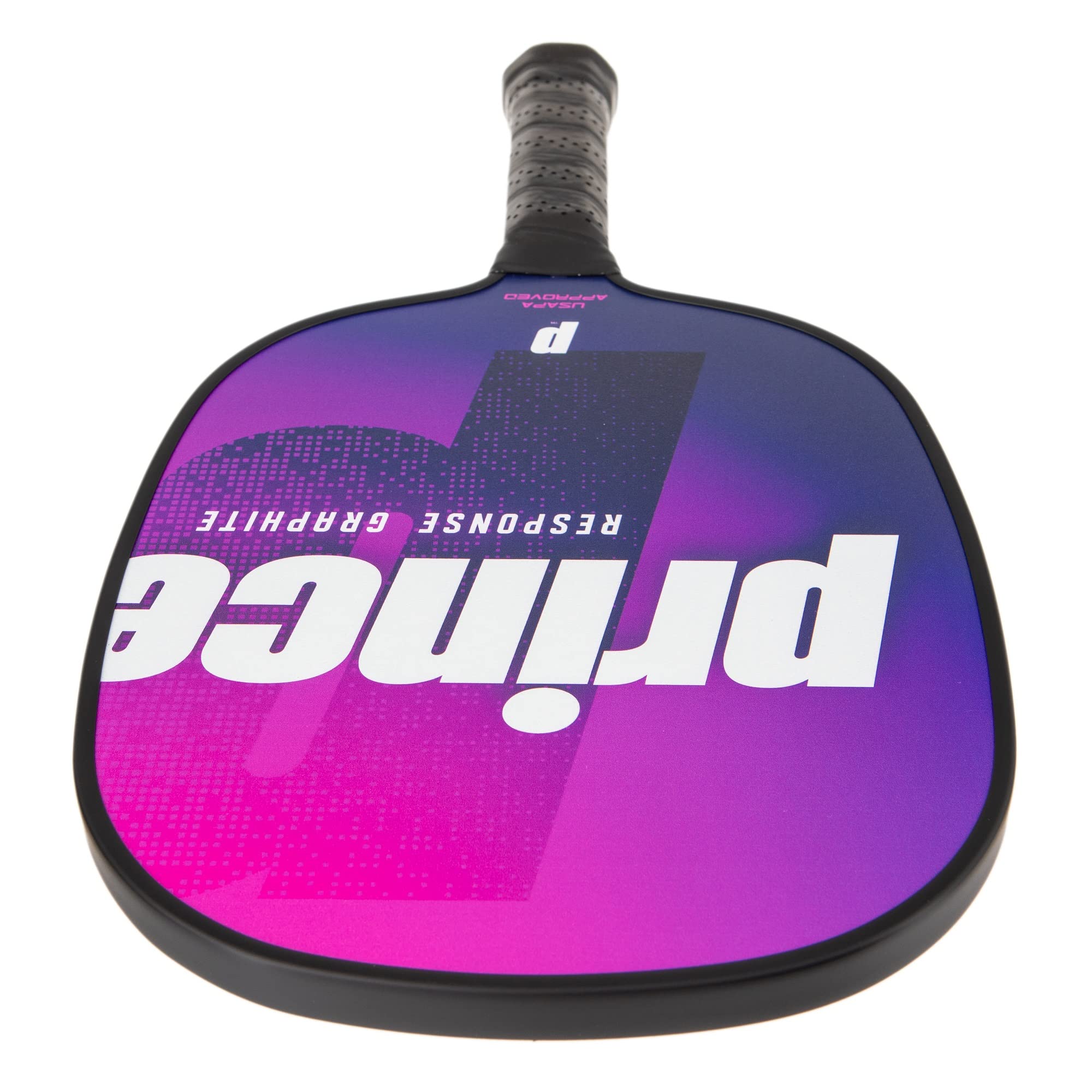Prince Response Graphite Pickleball Paddle, Purple, 0.5 Inch Polypropylene Honeycomb Core, Graphite Face, Universal Grip