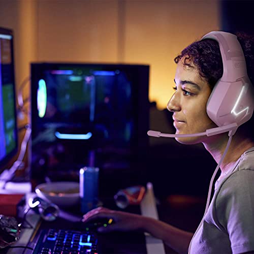 Orzly Gaming Headset for PC and Gaming Consoles PS5, PS4, Xbox Series X | S, Xbox ONE, Nintendo Switch & Google Stadia - Stereo Sound with Noise Cancelling Mic - Hornet RXH-20 Nakuru Edition (Renewed)